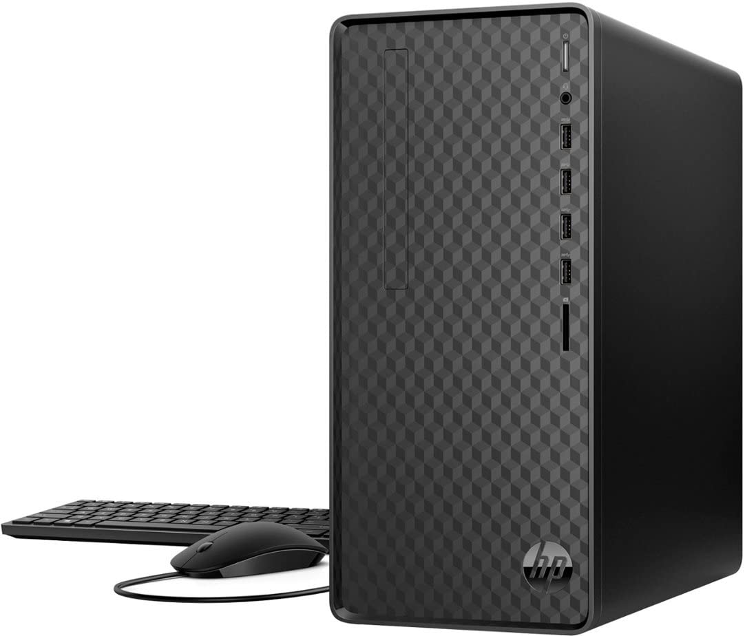 HP M01-F2254 Home & Business Desktop (Intel i3-12100 4-Core, 8GB RAM, 1TB m.2 SATA SSD, Intel UHD 730, WiFi, Bluetooth, HDMI, USB 3.1, Dark Black, Win 11 Home) Refurbished (Renewed)