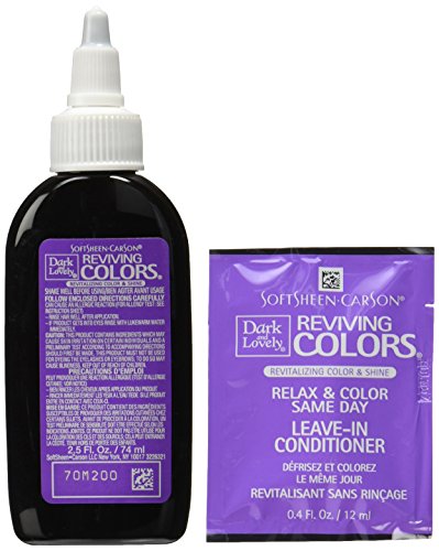 SoftSheen-Carson Dark and Lovely Reviving Colors Nourishing Color & Shine, Natural Black 395