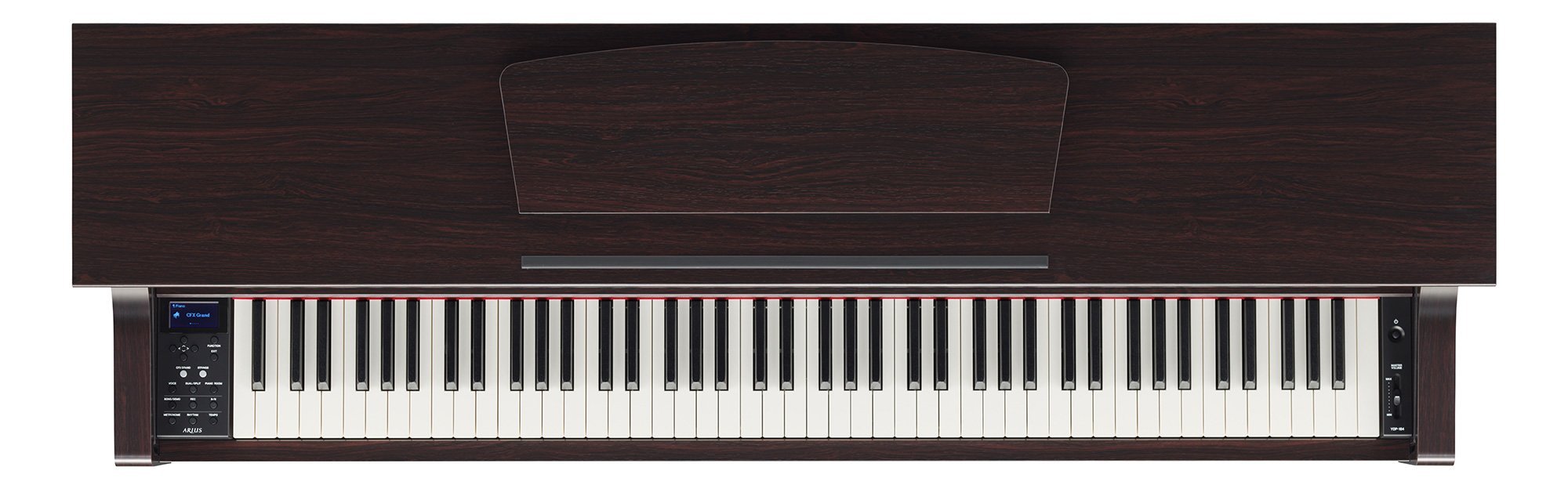 Yamaha Arius, Console Digital Weighted 88-Key Graded Hammer 3 Action, CFX Concert Grand Piano Sound, Includes Bench, Dark Rosewood (YDP184R)
