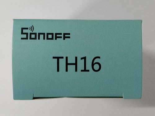 Sonoff TH16 Temperature and Humidity Monitoring WiFi Smart Switch for DIY Smart Home,Compatible with Alexa(16A)