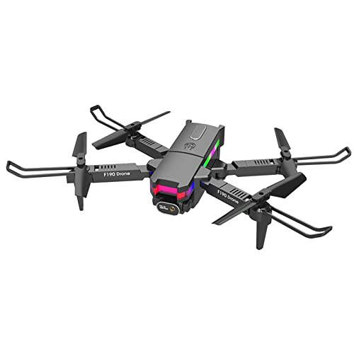 Poilweap Drone with Dual Camera 4K HD for Beginner - Remote Control Mini Drone Toys Gifts for Boys Girls with Altitude Hold Headless Mode One Key Start Speed Adjustment, Black