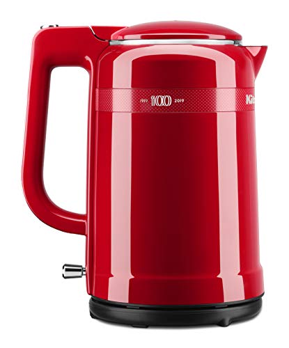 KitchenAid 1.5L Queen of Hearts Kettle KEK1565QHSD, Passion Red