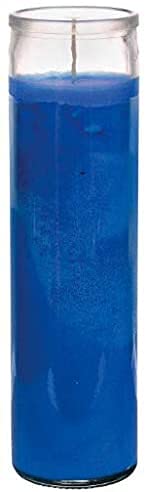 TopNotch Outlet Jar Candles - Red Yellow Blue Green Wax Candle (4 Pack) Sanctuary Vigils Blessings Prayers - Unscented Glass Jars Candle Set - Jar Candles