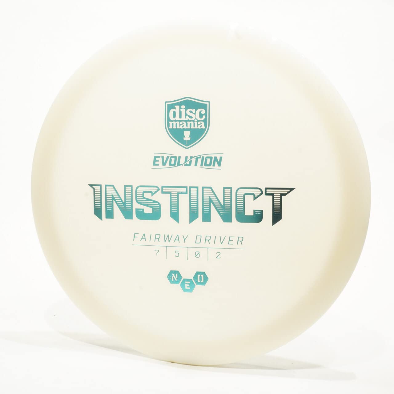 Discmania Evolution Instinct (NEO) Fairway Driver Golf Disc, Pick Weight/Color [Stamp & Exact Color May Vary] Yellow 170-172 Grams