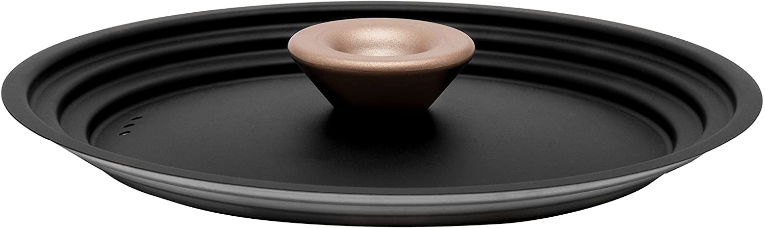 Meyer Accent Series Stainless Steel Universal Pots and Pan/Cookware Lid, Medium