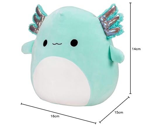 Squishmallows Official Kellytoy Plush 16'' Anastasia The Axolotl- Ultrasoft Stuffed Animal Plush Toy