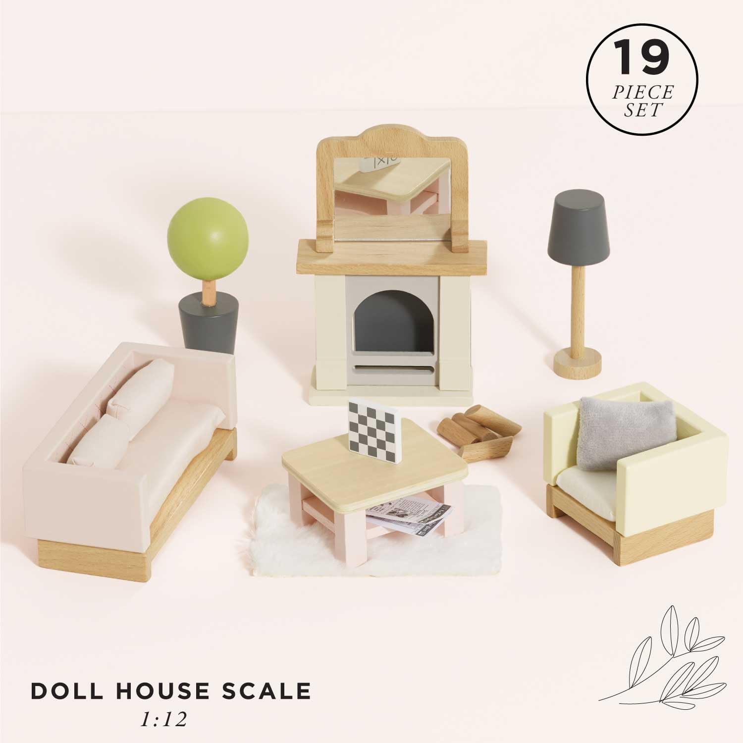 Le Toy Van Daisylane Sitting Room Dollhouse Furniture (ME058)