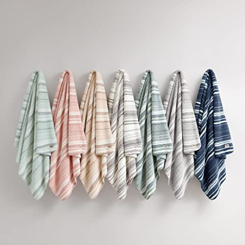 UGG - Daybreak Throw Blanket - Soft Striped Ombre Throw Blanket - 50" x 70" - Warm Accent Blanket for Couch or Bed - Cozy Home Décor - Stone
