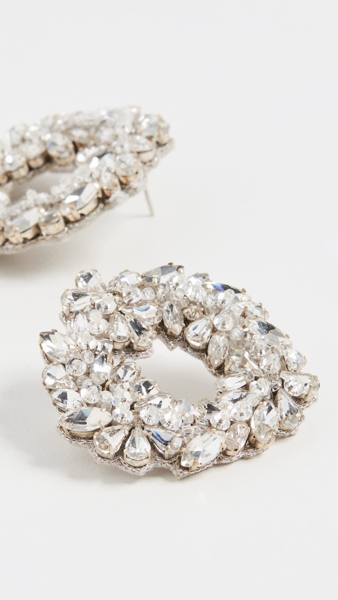 Deepa Gurnani Women's Deepa by Deepa Gurnani Binita Earrings, Silver, One Size