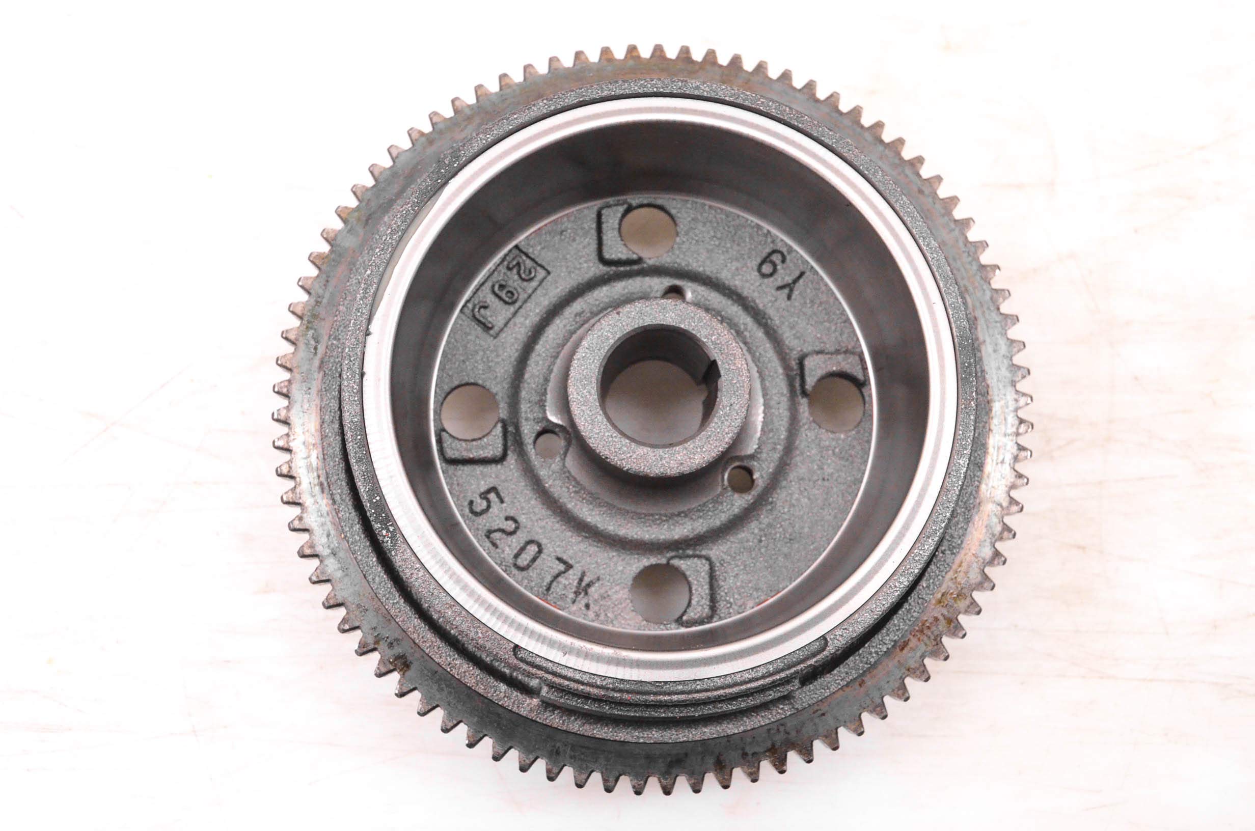 Polaris Ranger Flywheel with Ring Gear, Genuine OEM Part 3090239, Qty 1