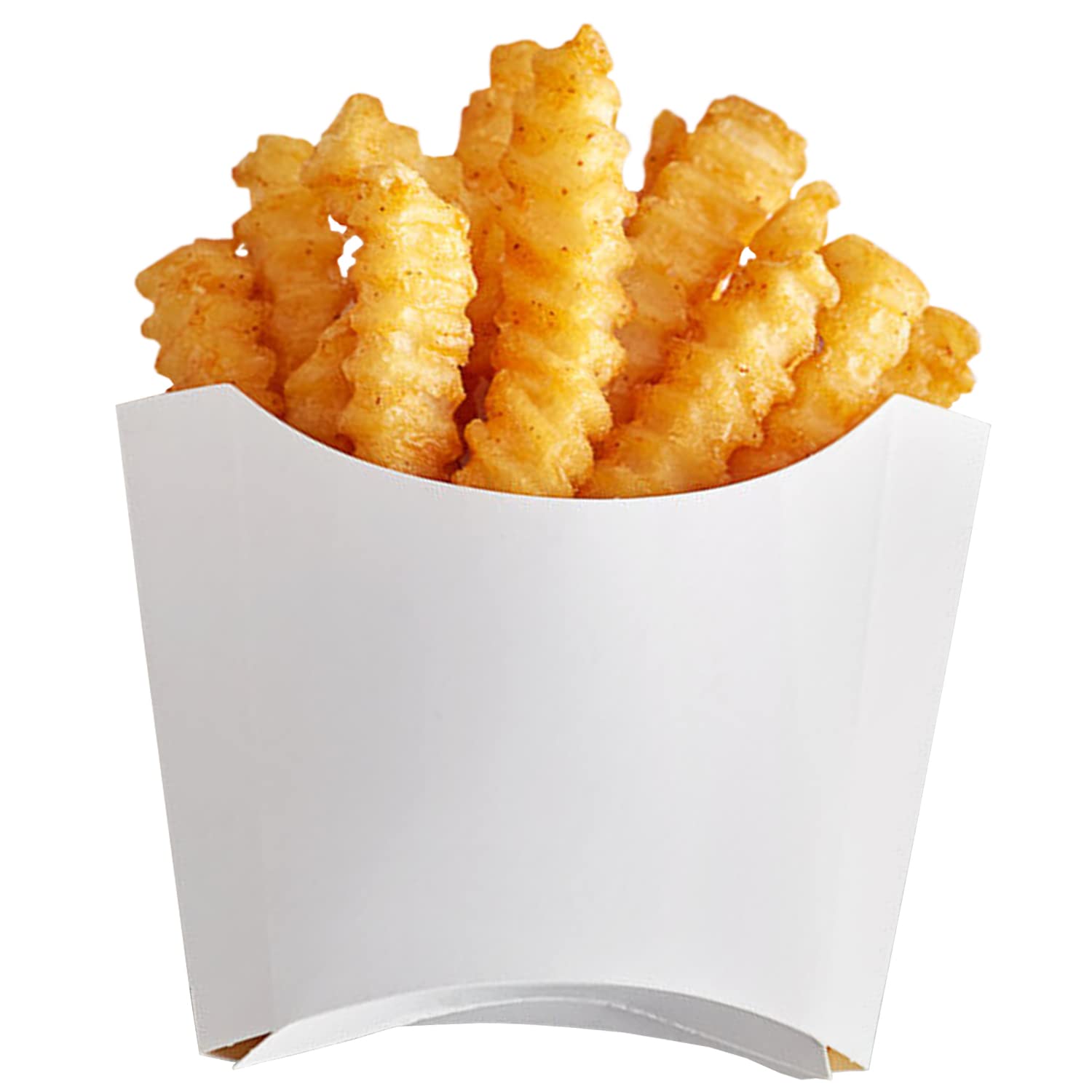 CUSINIUM [5.5 oz Medium White French Fry Containers - Disposable French Fries Holders