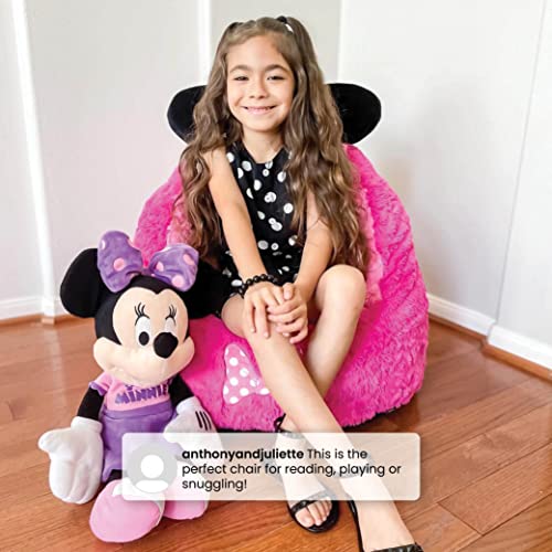 Disney Minnie Mouse Cozee Figural Chair by Delta Children, Toddler Size (for Kids Up to 6 Years Old)