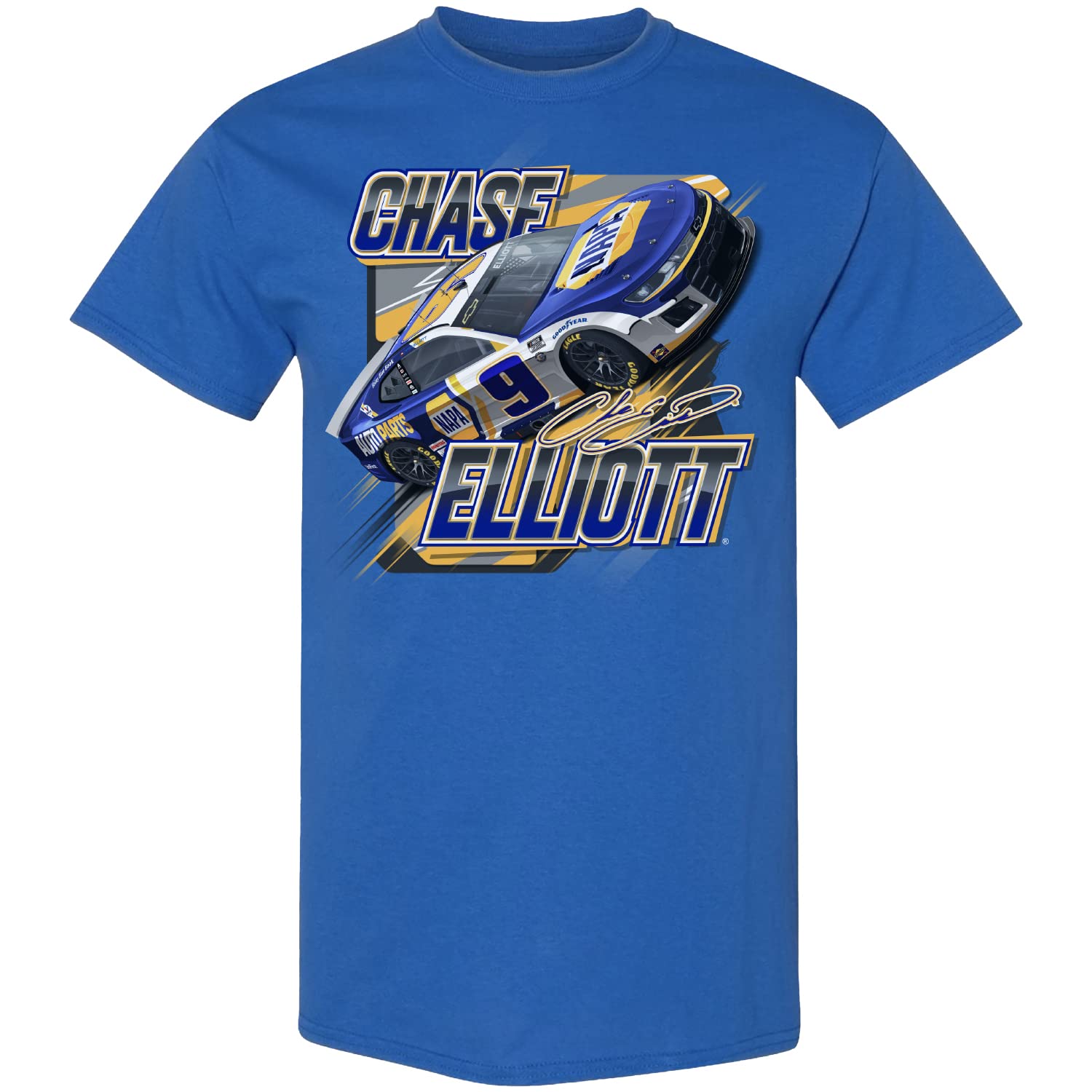 Checkered Flag Sports Kyle Busch 8 2 Spot Uniform T-Shirt - Short Sleeve Pit Crew Automotive Racing Apparel Medium Black