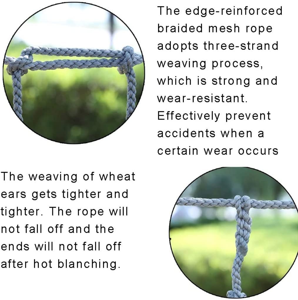 Climbing Nets Outdoor Protection Net, Multi-Function Safety Netting Stair Balcony Anti-Fall Nets,Child Protection Climbing Net Amusement Park Kindergarten Rope Nets Dia 6mm Mesh 10