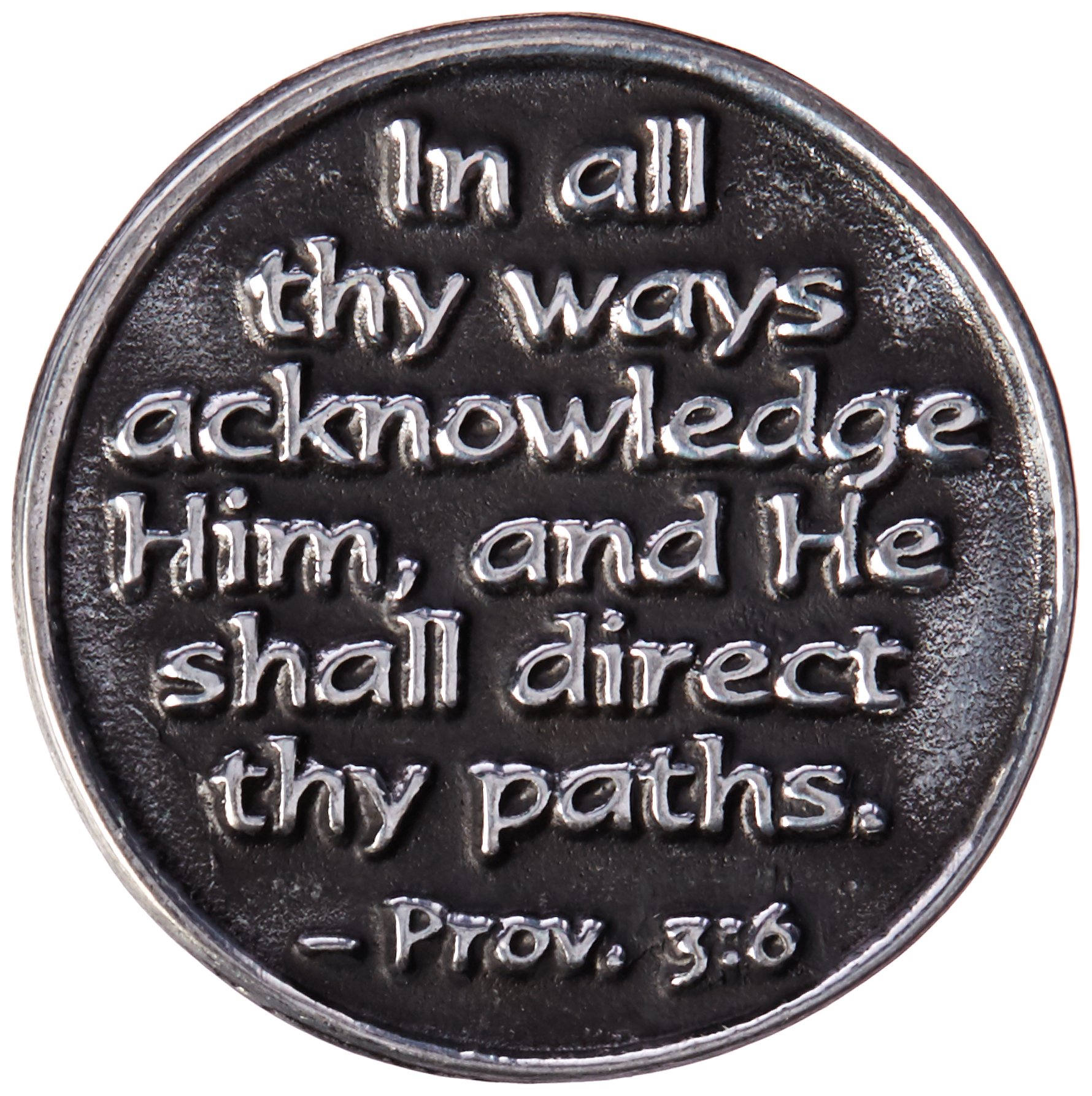 Cathedral Art, 1-Inch (Abbey & CA Gift) Graduation Pocket Token, Pewter