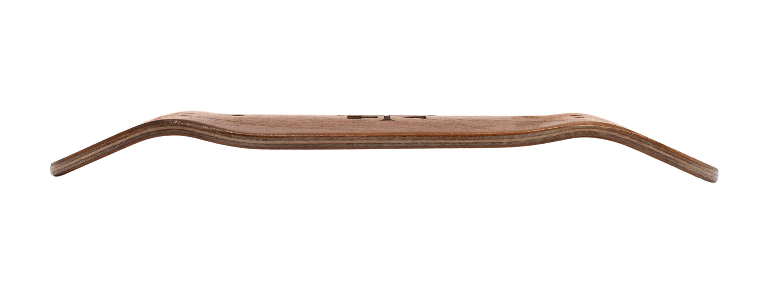 Teak Tuning Wooden Fingerboard Carlsbad Cruiser Deck, Prunus Serotina - 34mm x 100mm - Handmade, Pro Shape & Size - Five Plies Wood Veneer - Includes Prolific Foam Tape