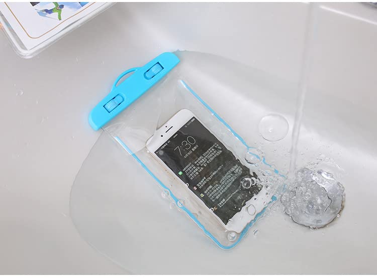 Universal Waterproof Phone Pouch Cellphone Dry Bag Case Compatible with iPhone 13 12 11 Pro Max Mini Xs XR X 8 7 6S Plus SE, Galaxy S21 S20 S10 Plus Note 10+ 9, Pixel 4 XL up to 7" -Black