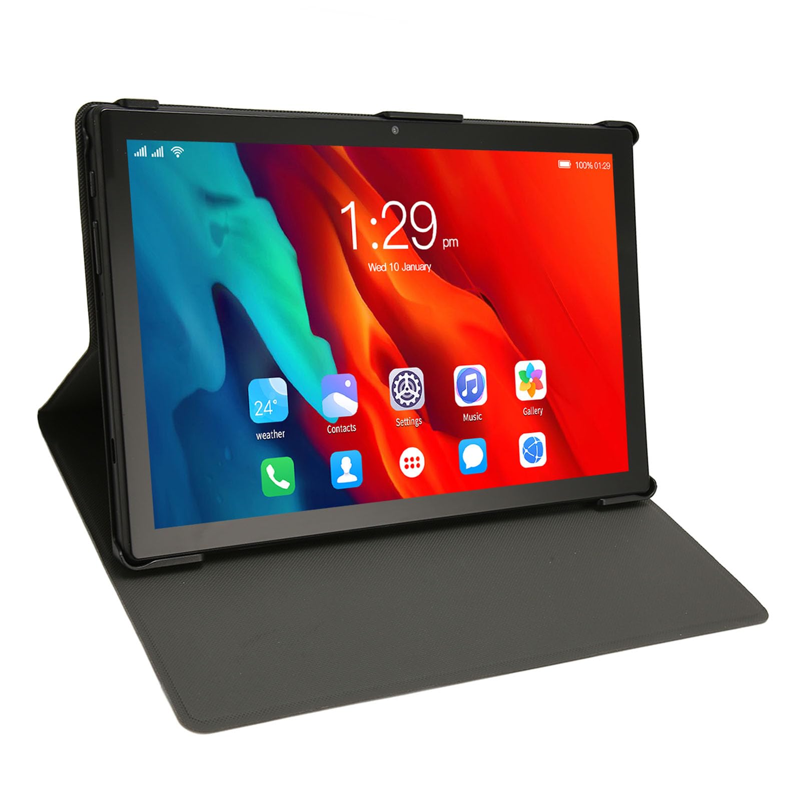 DAUERHAFT Tablet PC Support Fast Charging 10.1 Inch Tablet Support 4G Network 100-240V 1960x1080 for Android 12 for Travel (US Plug)