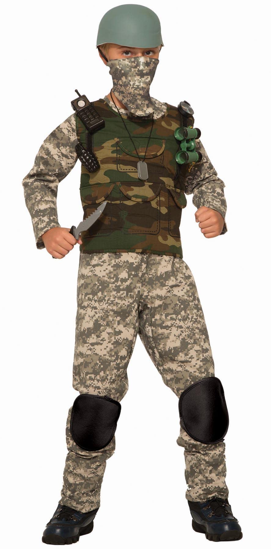 Rubies Child's Forum Combat Trooper Costume, Medium
