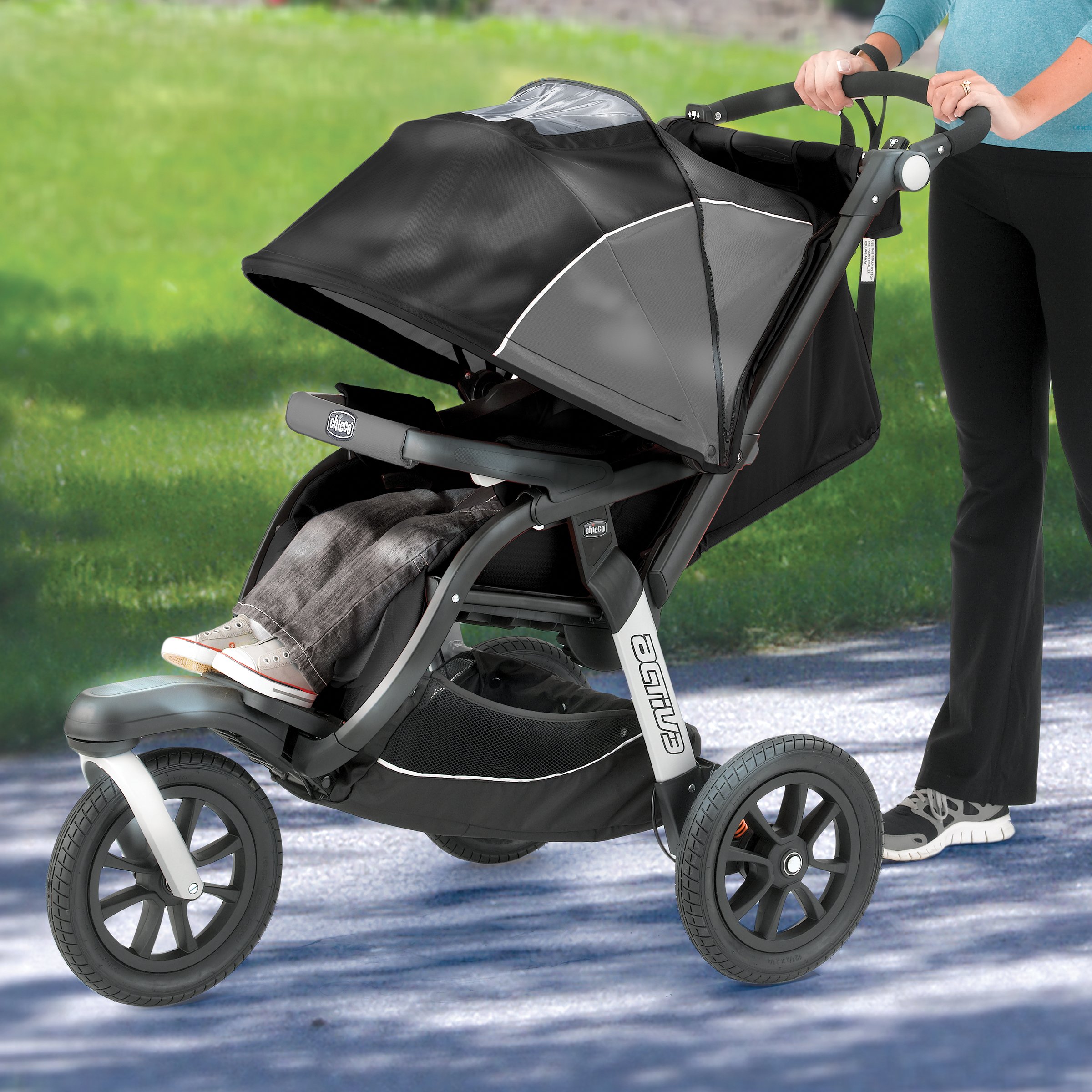 Chicco Activ3 Jogging Travel System - Crux | Black
