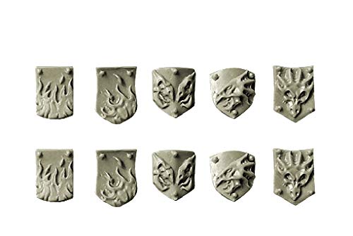 Spellcrow Conversion Bits: Small Shields for Salamanders Dragons Knights