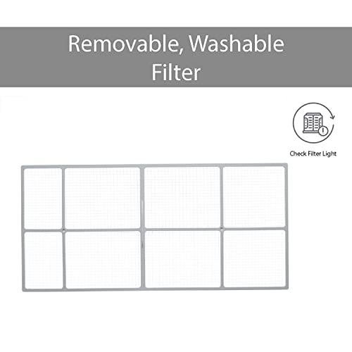 LG 10,000 BTU Dual Inverter Smart Window Air Conditioner, Cools 450 Sq. Ft., Ultra Quiet Operation, Up to 25% More Energy Savings, ENERGY STARĀ®, works with LG ThinQ, Amazon Alexa and Hey Google, 115V