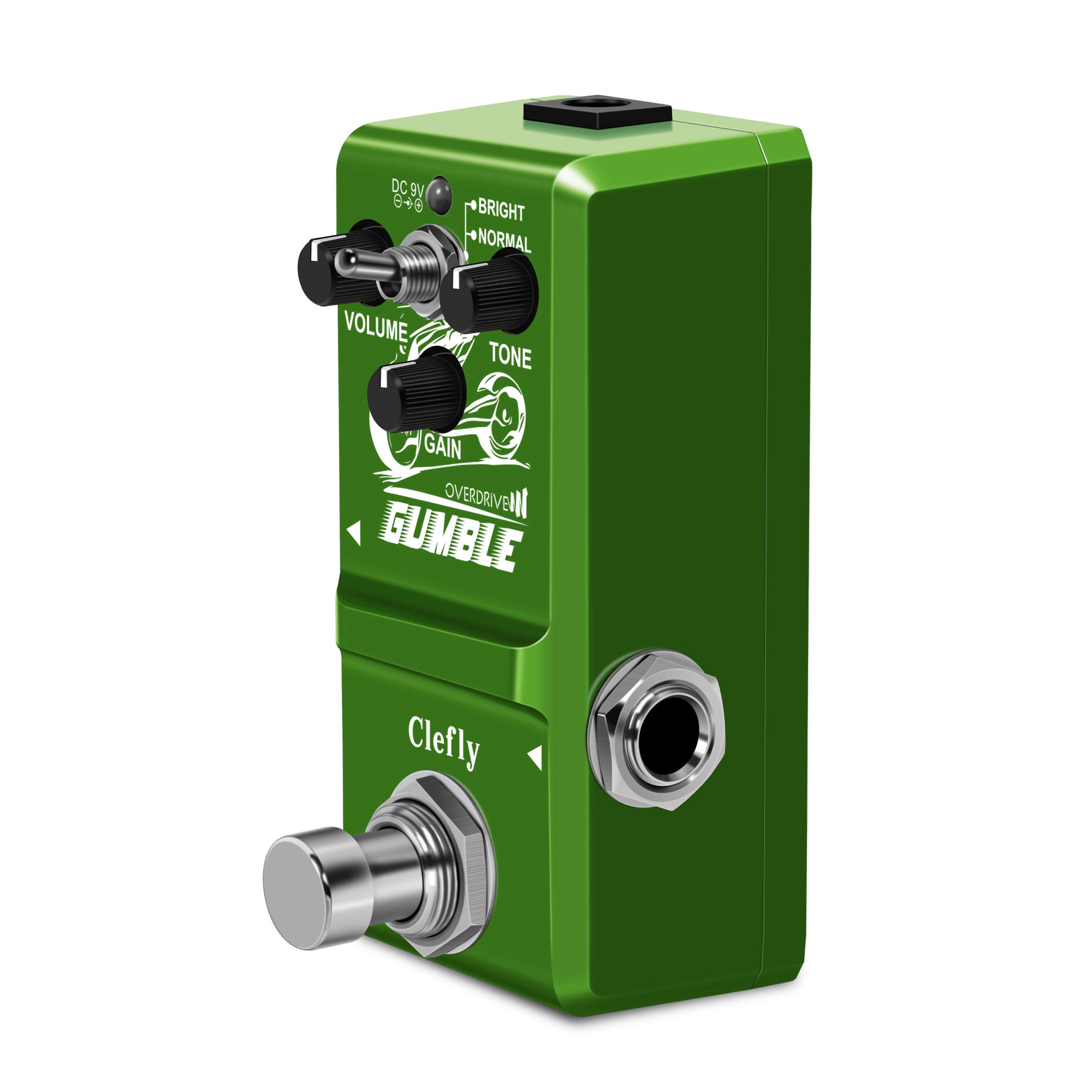 Clefly Dumble Pedal Gumble Guitar Effect Pedal Round and Smooth Overdrive Effect Pedal for Electric Guitar 2 Modes