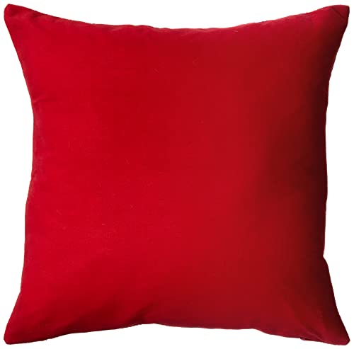 Violet Linen Pacifica Diamonds Pattern Polyester Chenille Decorative Throw Pillows, 18" X 18", Burgundy