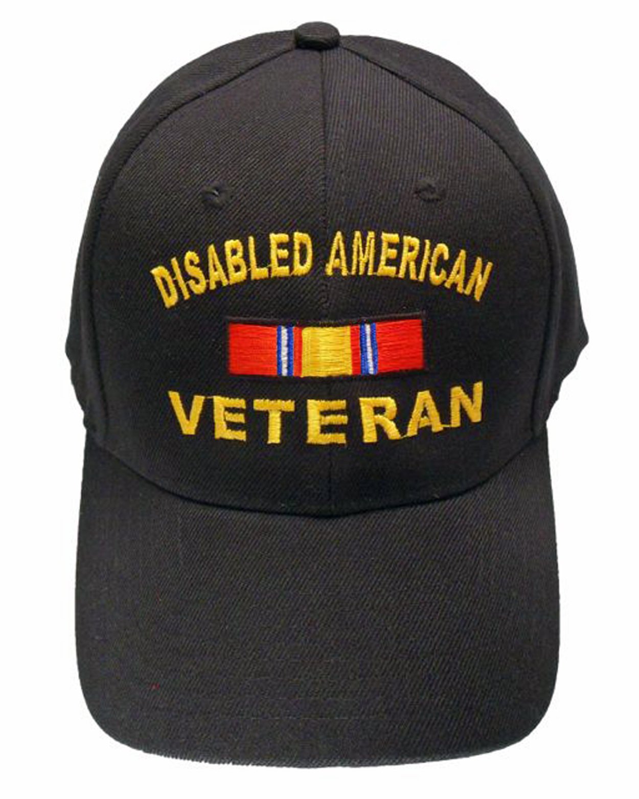 DAV Cap Disabled American Veteran Baseball Cap Black Hat Army Navy Marine Air Force Man or Woman Vet