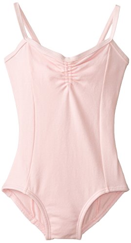 Clementine Girls' Little (2-7) Sleeveless Camisole Leotard Cami Ballerina Princess Dancewear Costume, Light Pink, 3/4