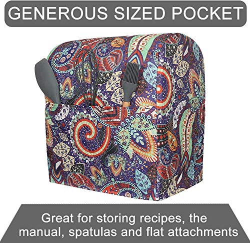 Kitchen Aid Mixer Cover,Kitchen Stand Mixer Cover Compatible With 5-8 Quart Kitchenaid Hamilton Mixers,Kitchen Aid Covers for Stand Mixer With Pockets,Kitchen Aid Mixer Assecories