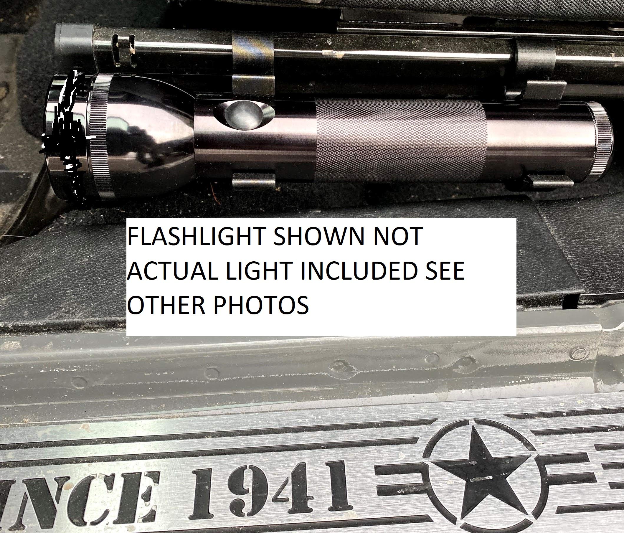 ECCP Flashlight Holder for 18-21 Jeep Wrangler JL Unlimited and Gladiator JT With Led Flashlight