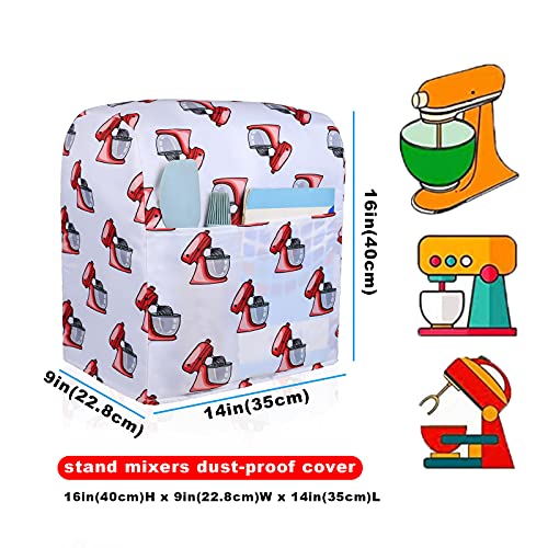 Kitchen Aid Mixer Cover,Kitchen Aid Mixer Covers For Stand Mixer,Kitchen Aid Stand Mixer Cover Compatible with 6-8 Quart Kitchenaid/Hamilton Mixers/Tilt Head Bowl Lift.Kitchen Aid Mixer Accessorie