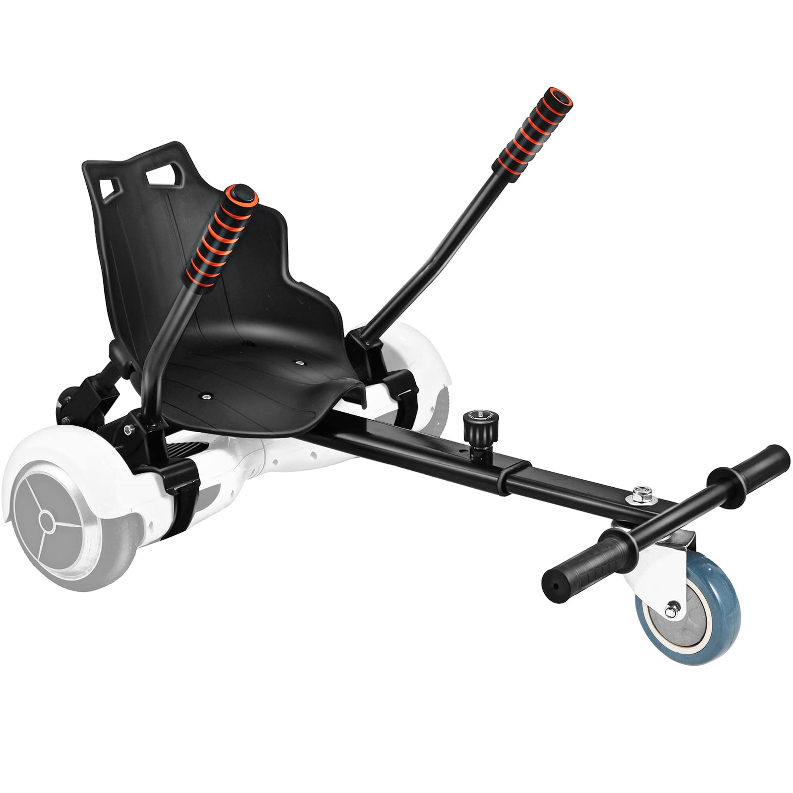 Popsport Adjustable Hover Go Kart Hover Kart Stand Go Kart Seat for 6.5'' 8'' 10'' Two Wheel Self Balancing Scooter (Anti-Turning Go Kart)