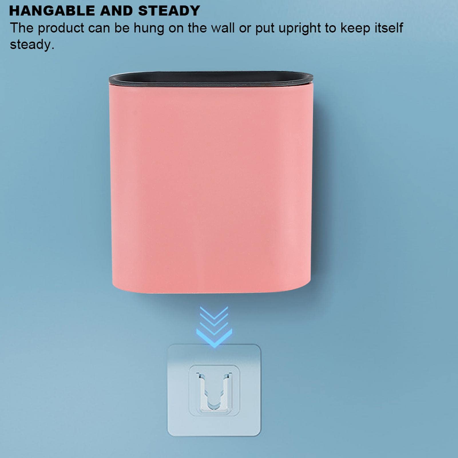 Emoshayoga Creative Toilet Brush Brush Set for Decration(Pink)