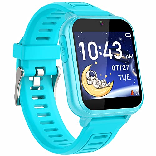 METYYP Kids Smart Watches for Kids with 24 Games,Camera Music Player Pedometer Alarm Clock 12/24,Kids Watch Toys for 3-12 Years Old