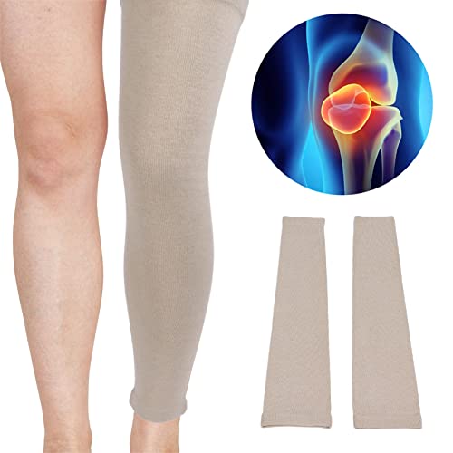 Emoshayoga Knee Warmer, Thick and Soft Prevent Arthritis Prevent Injuries Keep Warmer Wool Knee Sleeves for Ride Motorcycle