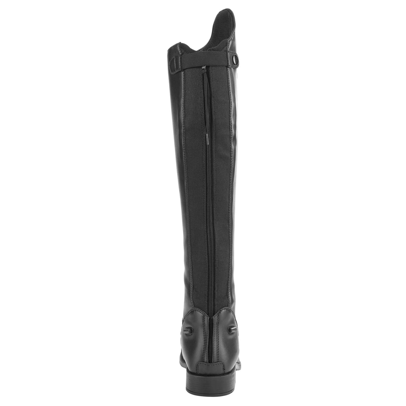 Dover Saddlery Riding Sport - Ladies' Equestrian Black Synthetic Leather Field Boots - Regular - 9.5