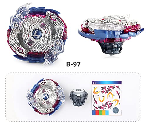 CEKToys Bey Battle Battling Tops Burst Gyro Evolution Attack Set with 4D Launcher Grip Starter and Stadium(4 in 1) (Gold)