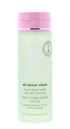 Clinique All about Clean Liquid Facial Soap Oily Skin, 6.7 Ounce