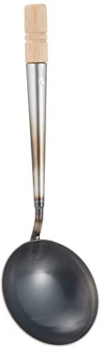 Endoshoji TKG ATYA801 Chinese Ladle, For Fried Rice, Outer Diameter x Handle Length 4.1 x 8.5 inches (105 x 215 mm), Capacity Estimated 5.9 fl oz (150 cc), The More Oil Becomes Better and Easier to