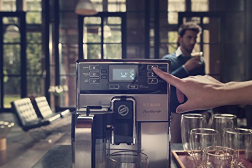 Saeco PicoBaristo Super Automatic Espresso Machine, 1.8 L, Stainless Steel, HD8927/47