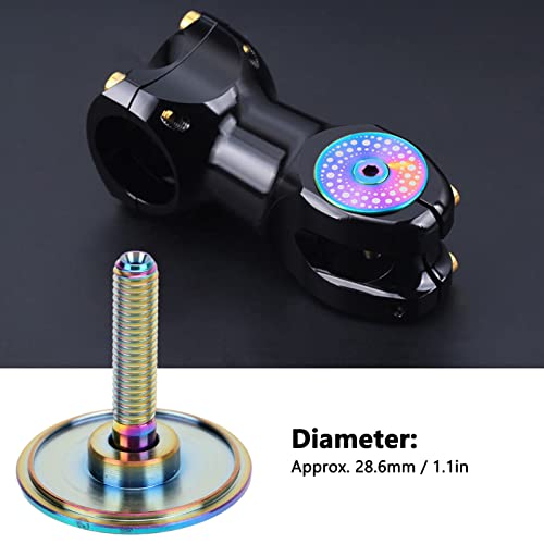 Demeras Headset Top , Waterproof Headset Top Cover Alloy Colorful for Road Bike