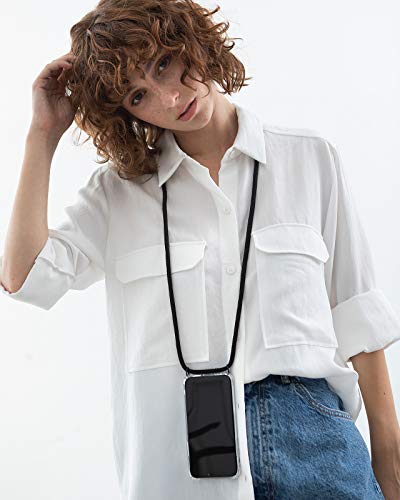 KNOK Phone Lanyard Case for Apple iPhone 11 - Crossbody Phone Case with Strap, Lanyard Neck Strap Phone Neck Holder Phone Holder for Neck - Phone Necklace Case, Mobile Phone Cover Neck Strap