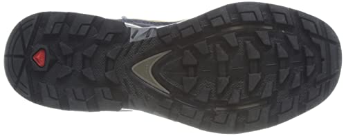 Salomon Quest Element Gore-TEX Hiking Boots for Women, Safari/Vanilla Ice/Mecca Orange, 10