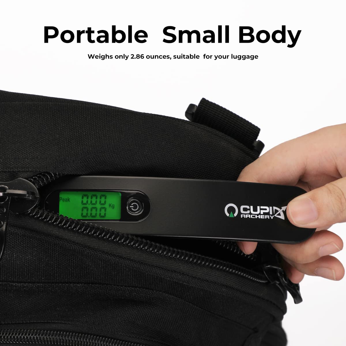 Digital Bow Scale,110 lbs High Precision Archery Bow Scale (Black+Hook+Lanyard)