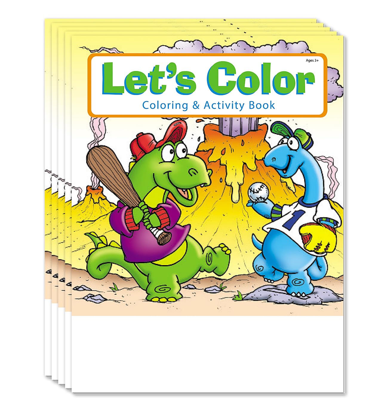 ZOCO - Let's Color - Coloring Books (25 Bulk Pack, Without Crayons) - Goodie Bag,Stocking Stuffers - Party Favors - Games, Puzzles, Fun Activities for Kids
