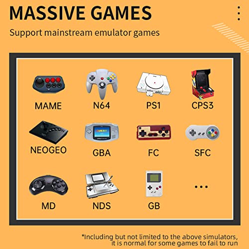 Portable Handheld Games Console,Game Player 3.5-Inch Color Screen Rechargeable Battery Best Gift-A