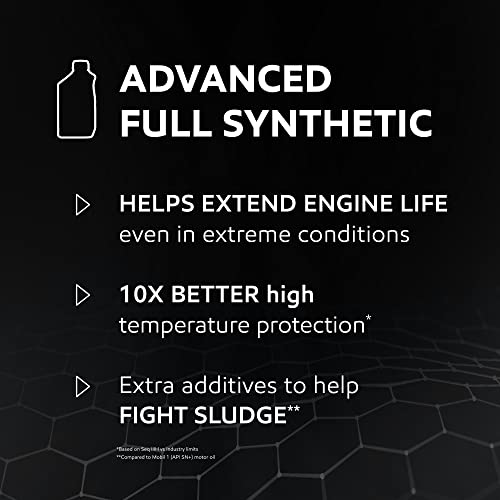 Mobil 1 Advanced Full Synthetic Motor Oil 5W-30, 6-pack of 1 quarts