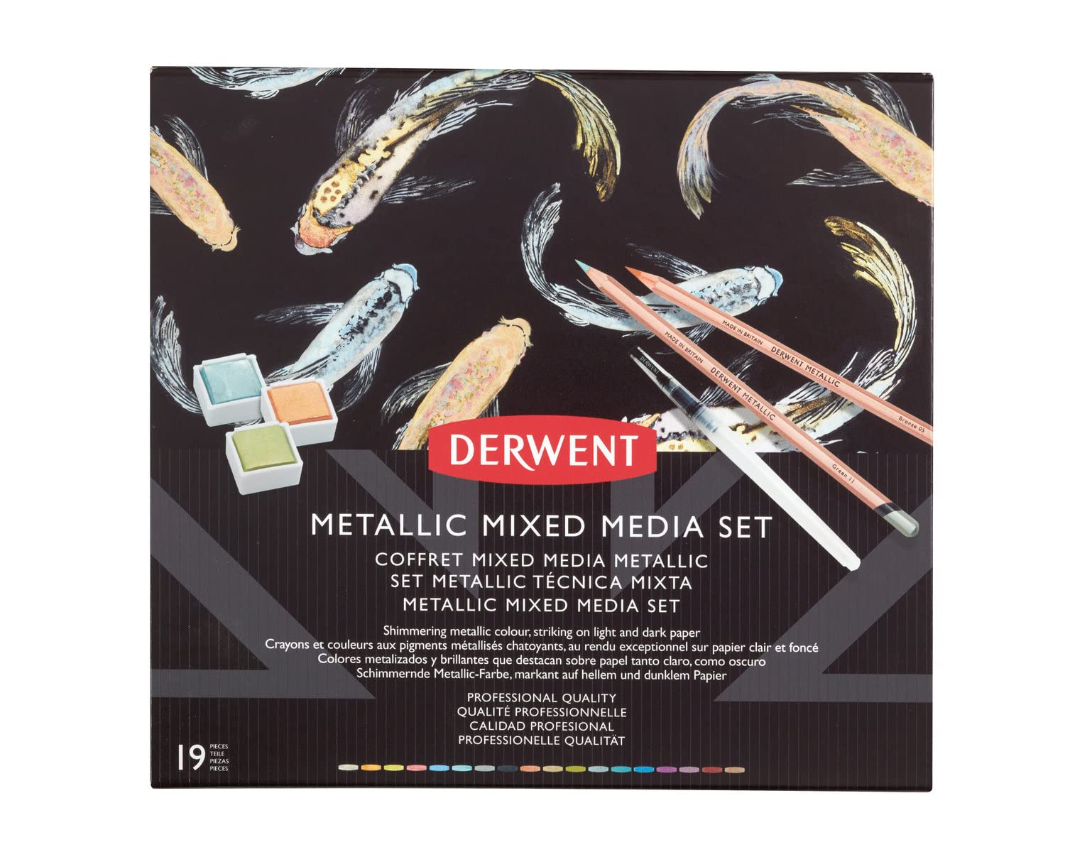Derwent Metallic Mixed Media, 18 Pack (2305948)